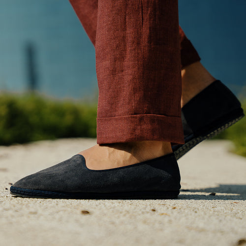 Men's handmade suede Furlane shoes | Velasca